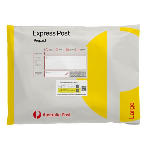 Express Post Prepaid Satchel Large 10 Pack Express Post
