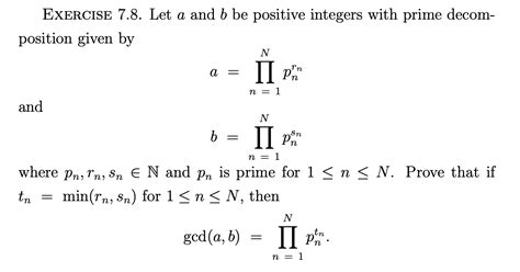 Solved EXERCISE 7 8 Let A And B Be Positive Integers With Chegg Com