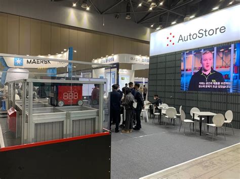Scm Fair 2022 오토스토어 큐브스토리지 창고 자동화 시스템 전시