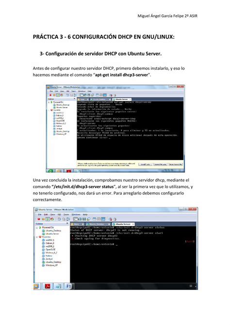 Pdf PrÁctica 3 6 ConfiguraciÓn Dhcp En Gnu Linux · PrÁctica 3 6 ConfiguraciÓn Dhcp En Gnu