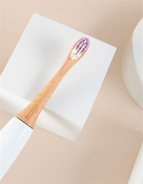 Bamboo Electric Toothbrush Replacement Heads 4 Pack Purple Compat