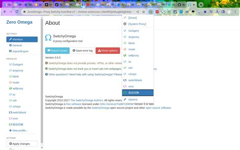 proxy switchyomega 3 zeroomega manage proxies easily
