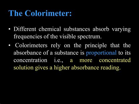 INTRODUCTION TO COLORIMETRY And Its Basics Ppt