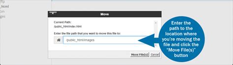 How To Move A File Using The Cpanel File Manager