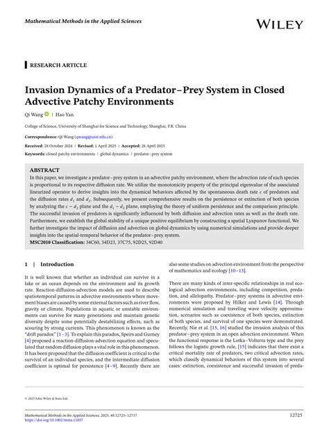 Invasion Dynamics Of A Predatorprey System In Closed Advective Patchy Environments