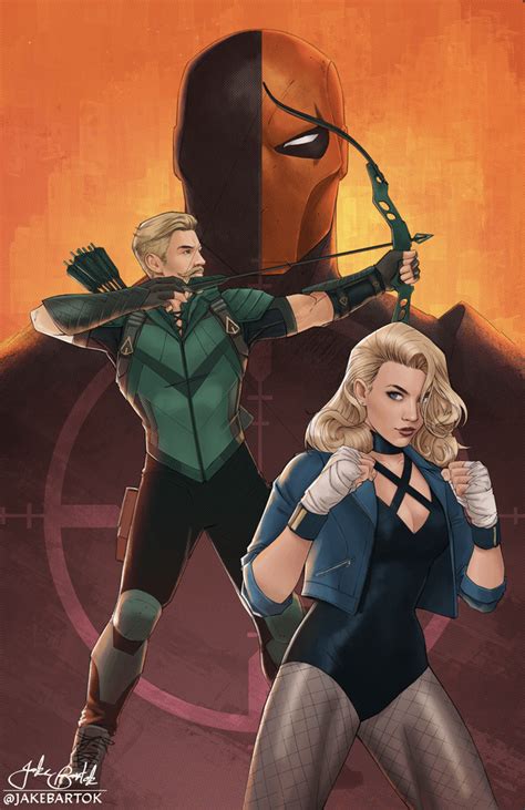 Artwork Green Arrow And Black Canary Art By Jake Bartok Rdccomics