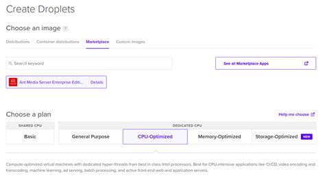 Get Started With Digitalocean For Ant Media Server Ant Media Server