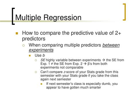 ppt multiple regression powerpoint presentation free download id 436124