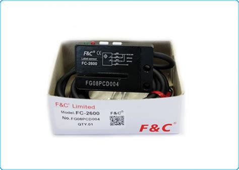 Button Type 12v Infrared Optical Label Sensor Universal Adhesive Label Detection