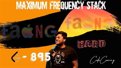 Java C Maximum Frequency Stack Leetcode 895 Easy Solution