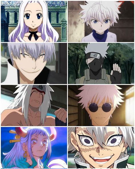 Anime Character With White Hair Top 10 Nhân Vật Tóc Trắng Nổi Bật