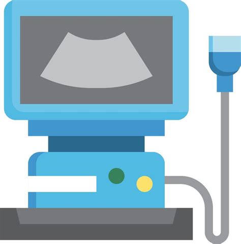 A Computer Monitor With A Mouse And A Cord Vector Art At Vecteezy