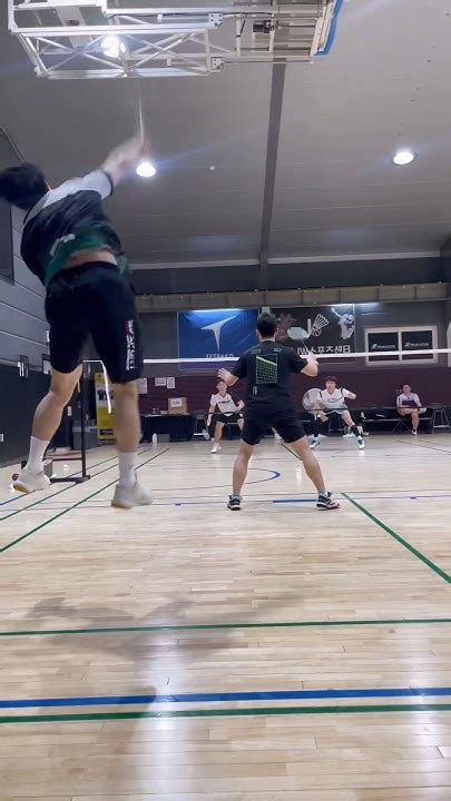 스매싱 모음zip S 박지수 A 채동엽 Vs A 고성환 A 변두리콕 배드민턴 Badminton バドミントン Smash