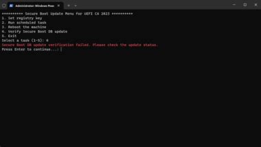 Secure Boot What It Is And How To Update Secure Boot Keys Blog Sonnes Cloud