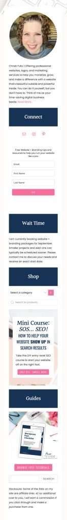 Website Anatomy Header Footer And Sidebars Design By Christi Fultz Website Design
