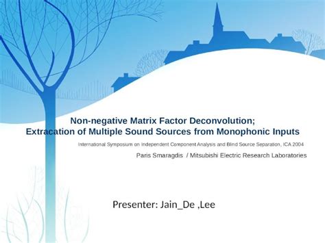 Pptx Non Negative Matrix Factor Deconvolution Extracation Of
