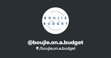 Boujieonabudget Linktree