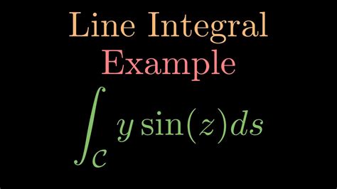 Line Integral Of Scalar Field Vector Calculus Calculus 3 Youtube