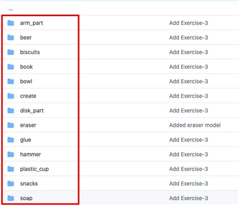 How To Get The Gazebo Meshes Issue Udacity RoboND Perception Exercises GitHub