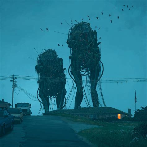 Behind The Unsettling Sci Fi Landscapes Of Simon Stalenhags Electric