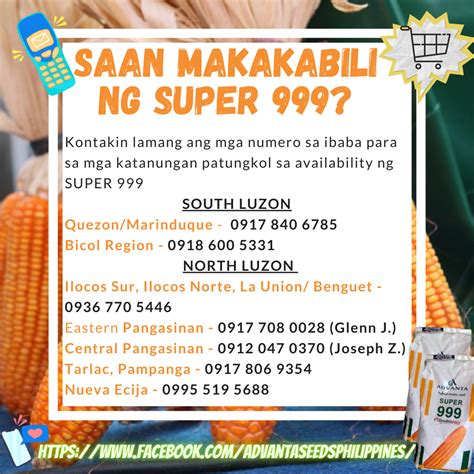 Advanta Super 999 Brgy Pinto Advanta Seeds Philippines Facebook
