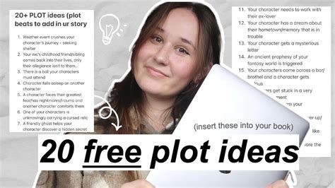Giving You 20 Free Amazing Plot Ideas 👩🏻‍💻 💭 To Immediately Insert