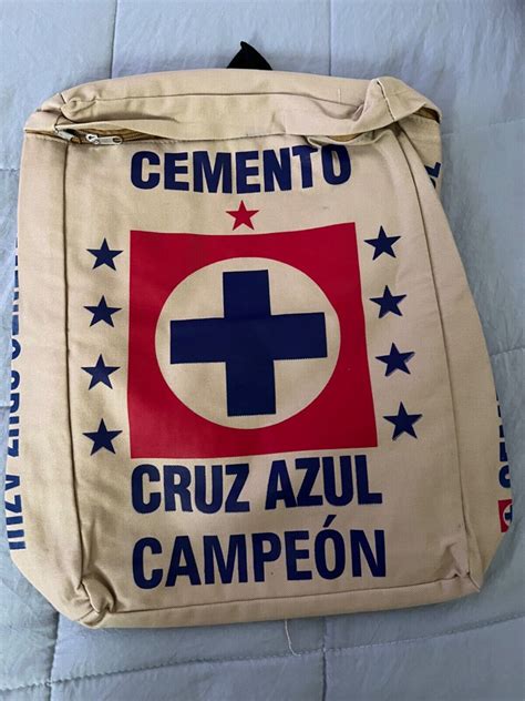 Mochila Cruz Azul Tipo Bulto De Cemento Backpack CampeÓn Liga Mx 2021