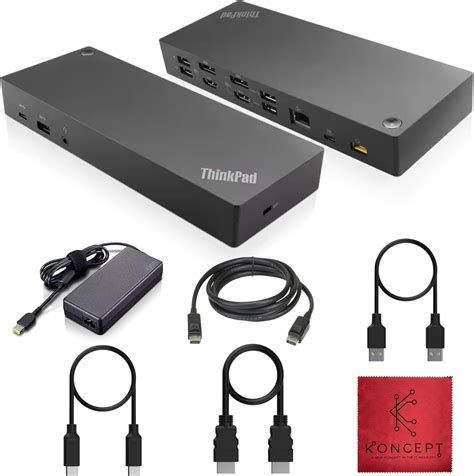 Amazon Com AF US Lenovo Docking Station Dual Monitor Hybrid USB C With USB A Thinkpad