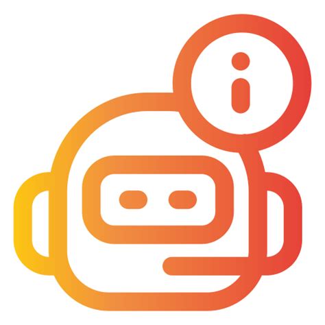 Bot Generic Gradient Outline Icon