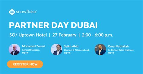 Partner Connect Day Dubai Snowflake Omar Fathallah