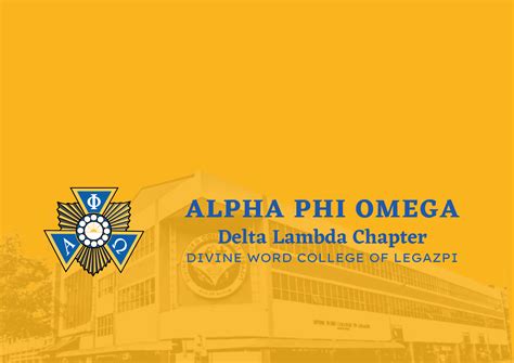 Alpha Phi Omega Delta Lambda Chapter