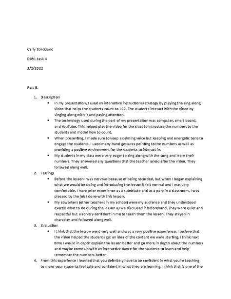 d091 introduction to curriculum instruction and assessment task 4