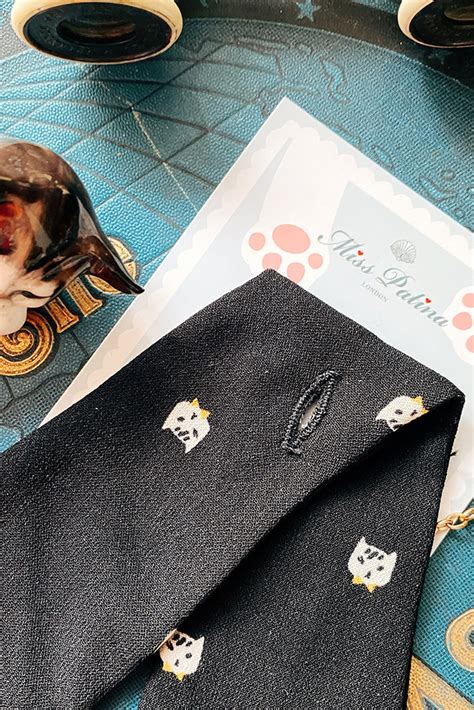 Preppy Kitty Tie Miss Patina