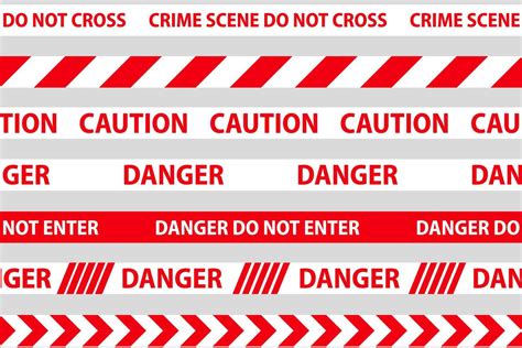 Danger Caution And Warning Seamless Tapes 12718062 Vector Art At Vecteezy