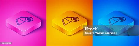 등극 선 유료 도로 교통 표지판 분홍색과 주황색 파란색 배경에 격리 된 표지판 아이콘 포인터 기호입니다 거리 정보 표지판 방향 기호입니다 정사각형 버튼입니다 벡터 3차원