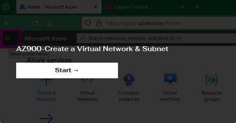 Az900 Create A Virtual Network And Subnet