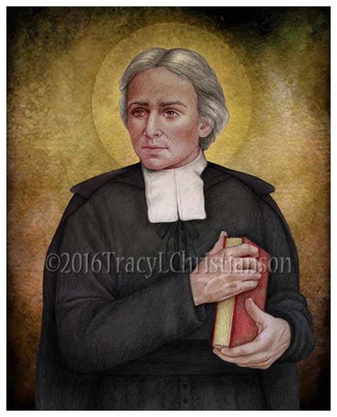 St John Baptist De La Salle Art Print Catholic Patron Saint Of