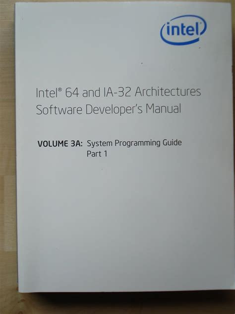 Intel 64 And Ia 32 Architectures Software Developers Manual Volume 3a