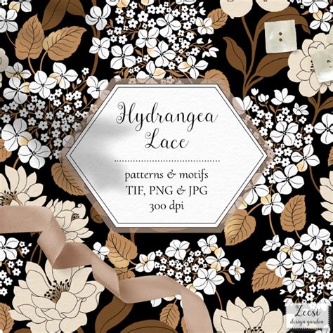 Hydrangea Lace Pattern And Motifs