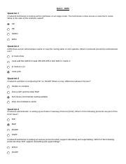 Quiz Docx Quiz Question A Network Technician Is Looking At The Interfaces On An