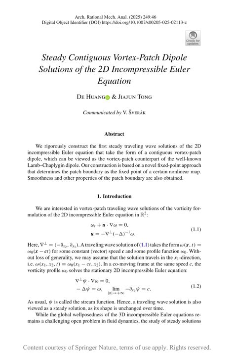 Steady Contiguous Vortex Patch Dipole Solutions Of The 2d Incompressible Euler Equation