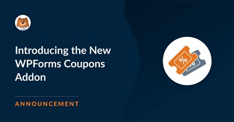 introducing the new wpforms coupons addon