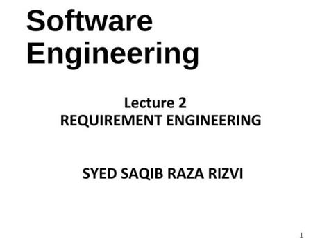 Srs Software Requirement Specification Ppt