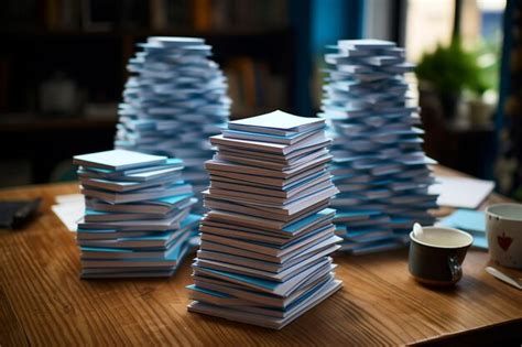 Premium Photo A Geometric Interpretation Of A Notepad Using A Stack