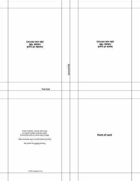 Foldable Card Template Word Sampletemplatemyid