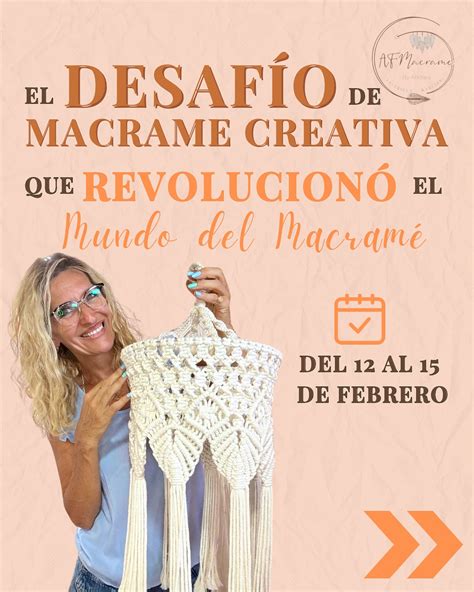 Clases On Line Y Presenciales De Andrea ️ Afmacrame • Instagram