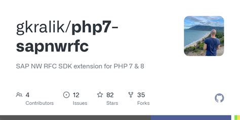 github gkralik php7 sapnwrfc sap nw rfc sdk extension for php 7 and 8
