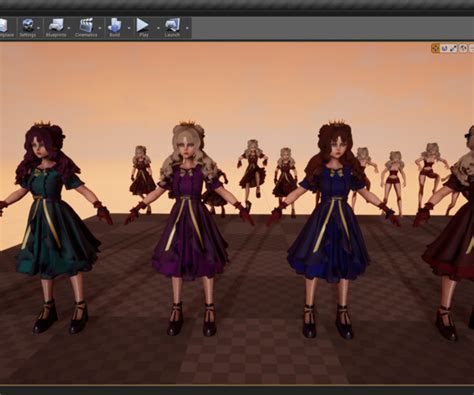 Artstation Dwarf Princess Game Assets