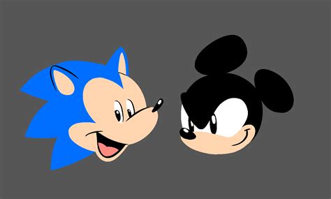 Thanks I Love Face Swapped Sonic And Mickey R Tili