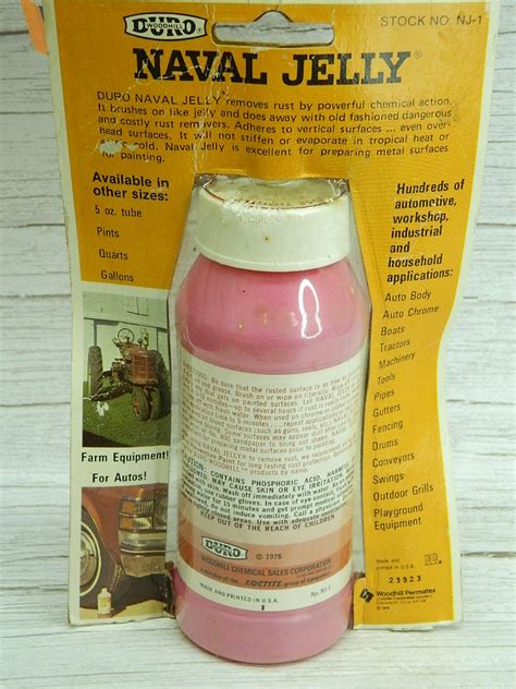 Fl6373 New In Package ‘duro Brand Naval Jelly Rust Dissolver 8oz Formula Wilbur Auction